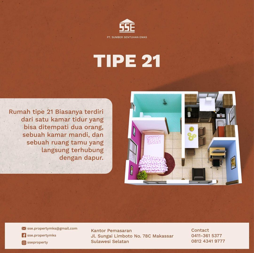 Tipe-tipe Rumah Populer di Indonesia – PT. Sumber Sentuhan Emas